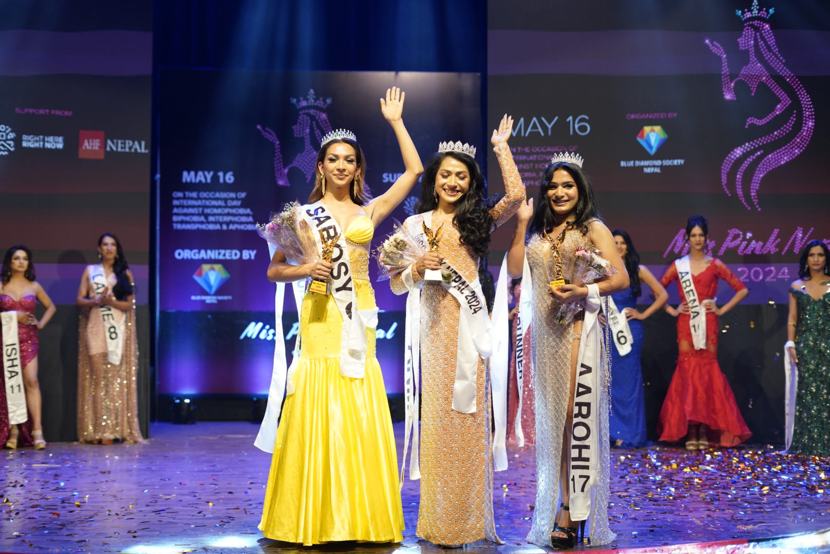 Anmol Rai Crowned Winner of Miss Pink Nepal 2081, Empowering Trans Women in Kathmandu - Nepal ...